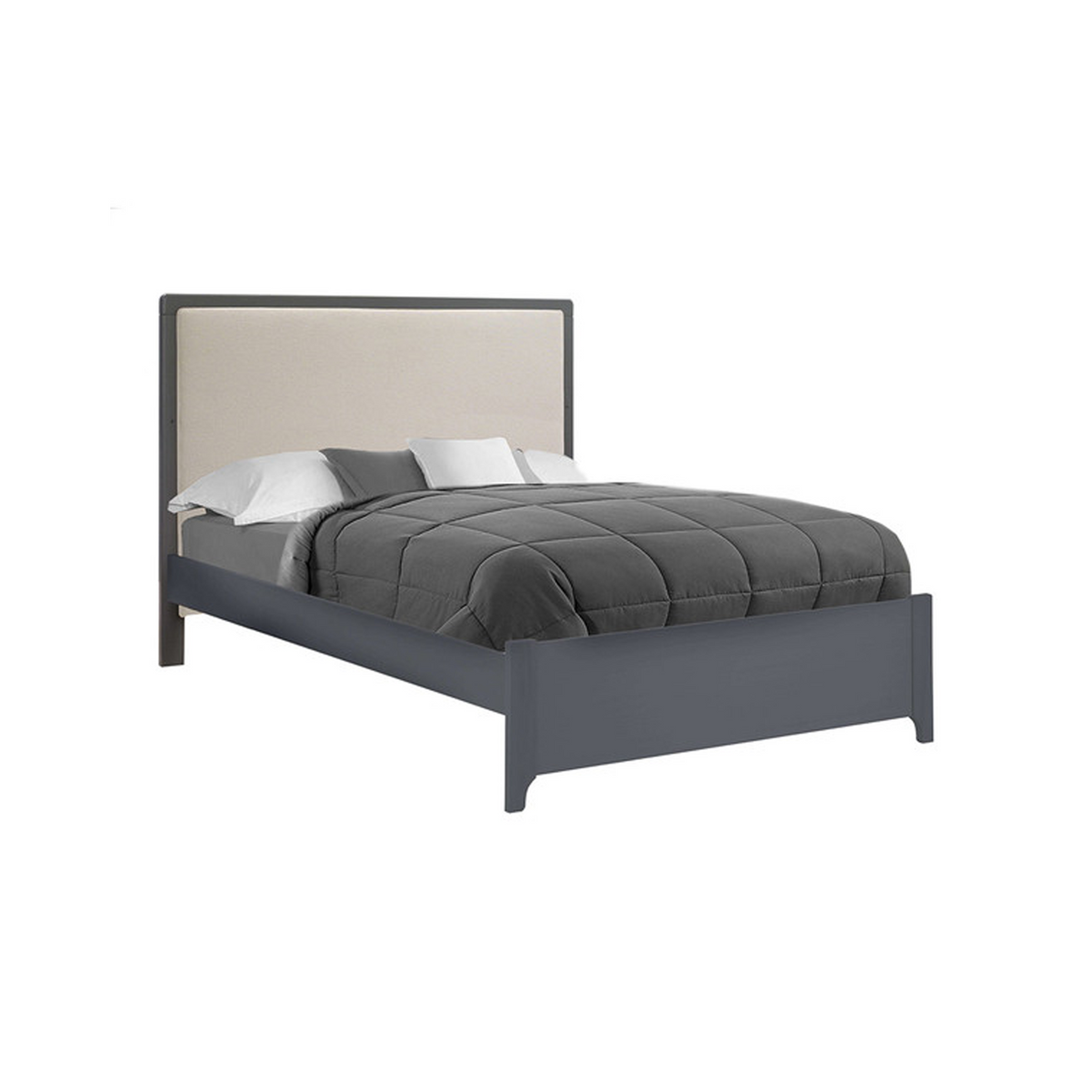 Kyoto Double Bed with Talc Panel – Tots to Teens Furniture